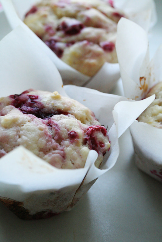 Raspberry and White Chocolate Muffins – Kersti.com
